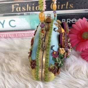 Mary Frances | Bags | Mary Frances Foot Prints Flip Flop Sunset ...